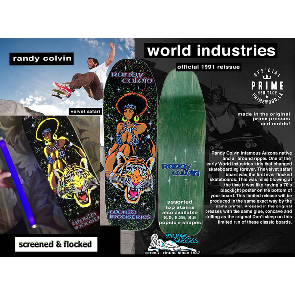 Tabla WORLD INDUSTRIES - Randy Colvin - 9.75" - BOIKOT