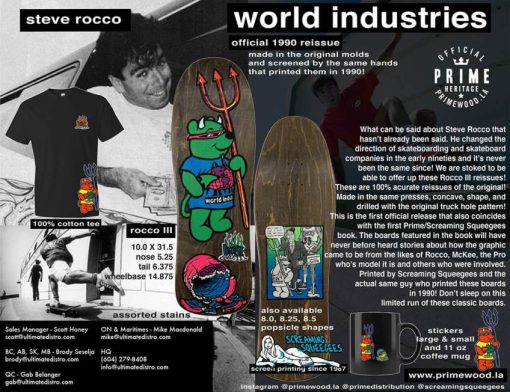 Tabla WORLD INDUSTRIES - Steve Rocco III - 10" - BOIKOT